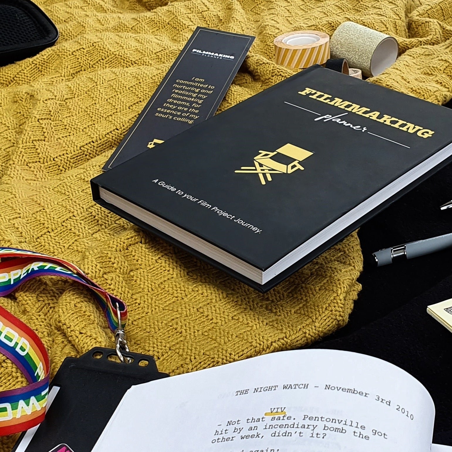 Filmmaking Planners and Stationery for industry beginners and pros